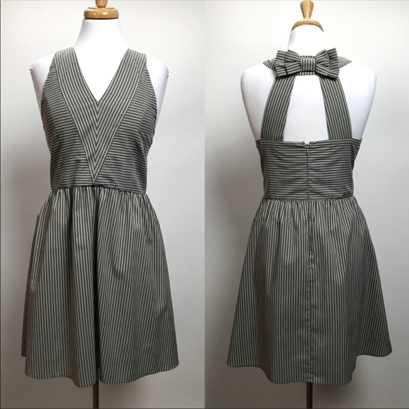 dear creatures | Dresses | Dear Creatures Striped Dress With Bow Tie Detail | Poshmark